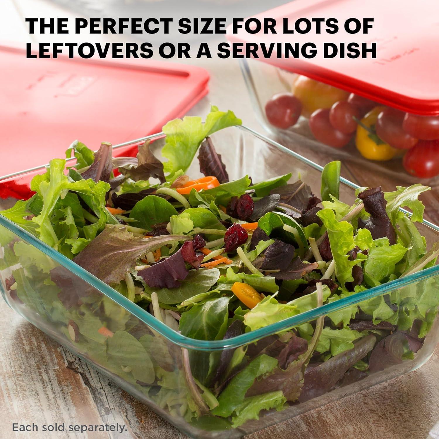 Pyrex Simply Store Glass Food Storage Container, Snug Fit Non-Toxic ...